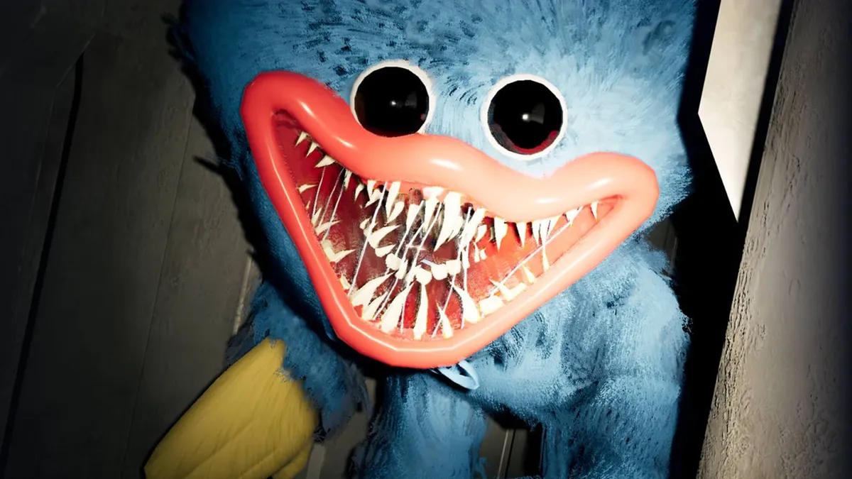 L'histoire de Huggy Wuggy, la mascotte bleue devenue prédateur mortel ...